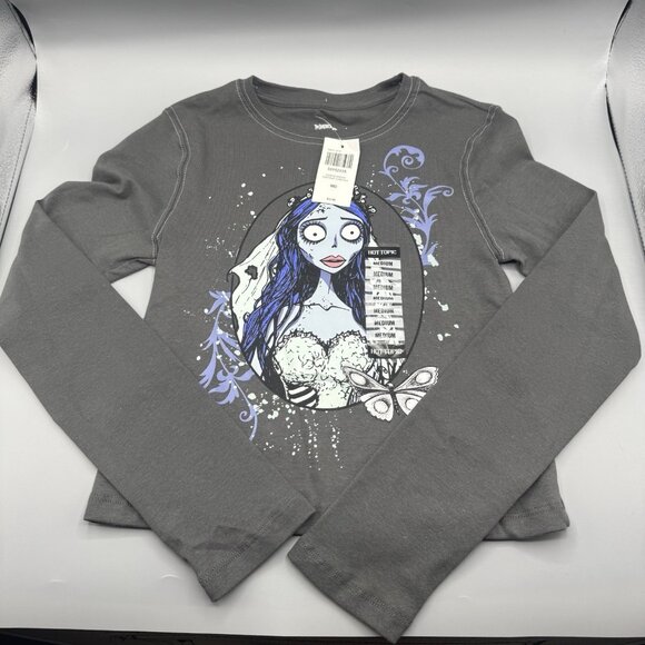 Emily... | Tops | Corpse Bride Emily Portrait Girls Long Sleeve Crop ...